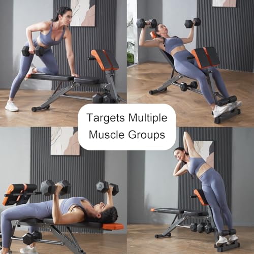 Adjustable Weight 1000LBS– Multi-Functional Full Body Workout Equipment ...