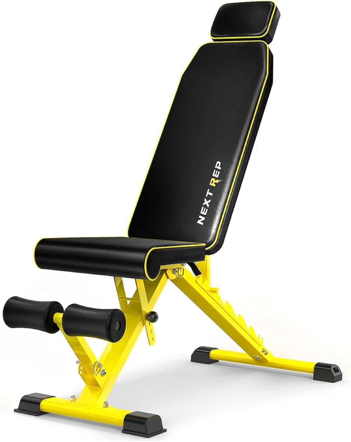 Adjustable Weight Bench,1000 LB Fast Folding Workout Bench for Home Gym ...