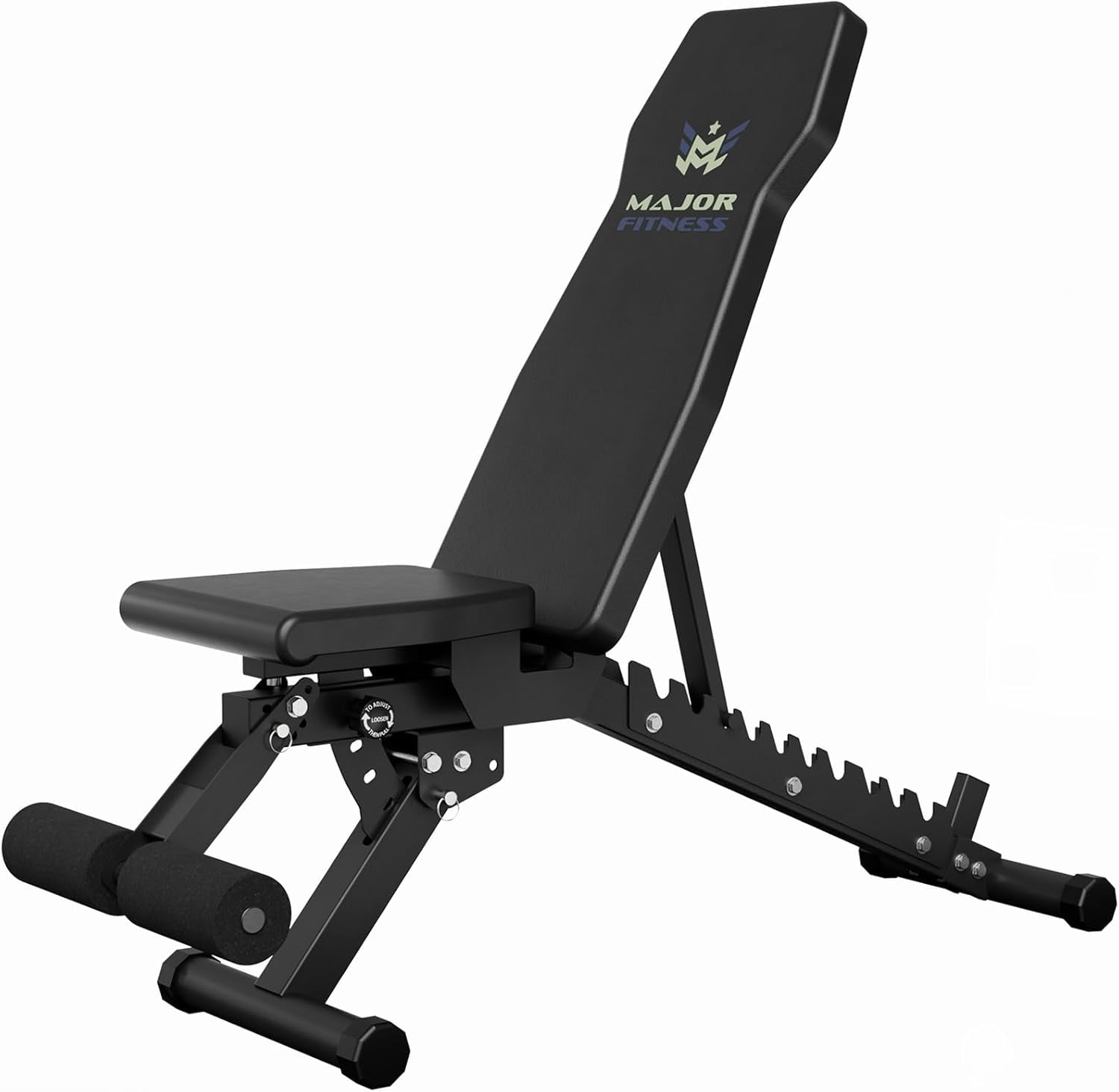 Adjustable Weight Bench - Foldable Commercial-Grade Workout Bench with ...