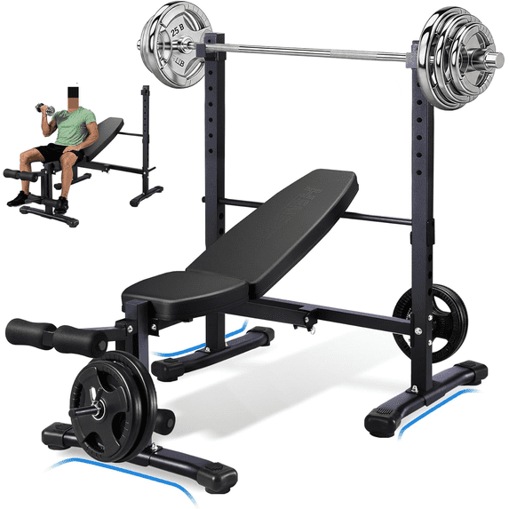 Adjustable Weight Bench, Foldable Workout Bench for home gym 660 LBS ...