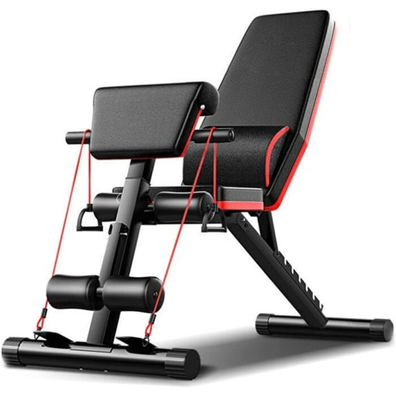 Adjustable Weight Bench For Full Body Workout Fitness Chair, Foldable ...