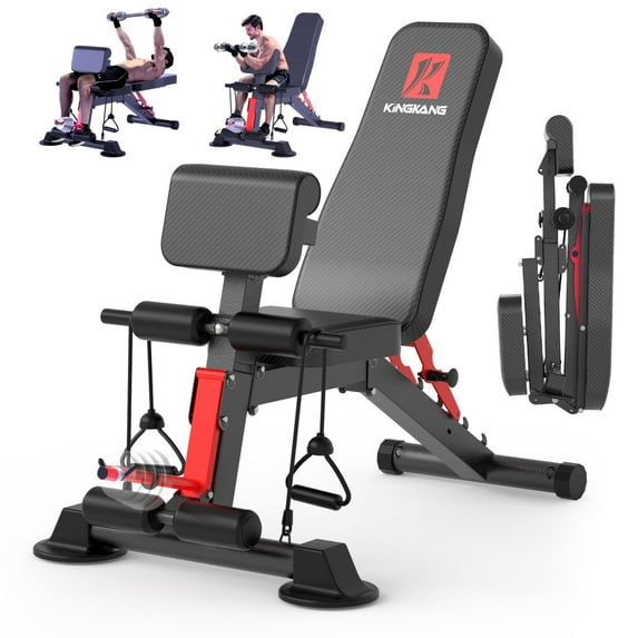 Adjustable Weight Bench,Utility Workout Bench Foldable Incline Decline ...