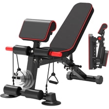 K KINGKANG Adjustable Weight Bench, Utility Gym Bench for Full Body ...