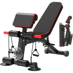 Titan Fitness Adjustable Weightlifting FID Bench, 70 Positions for ...