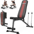 Adjustable Weight Bench Utility Workout Bench for Home Gym,Foldable ...