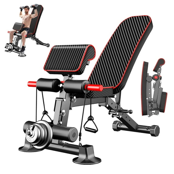 Adjustable Weight Bench - Utility workout Benches for Exercise, Free ...