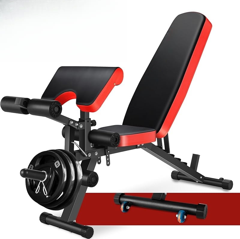Adjustable Weight Bench, Workout Bench for Home Gym, Weight Bench with ...