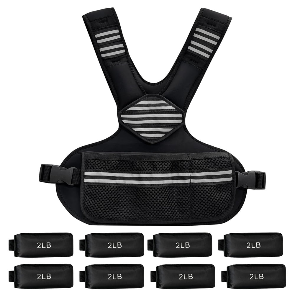 Adjustable Weighted Vest Women, 4-10 Lb/6-20 Lb Weight Vest with ...