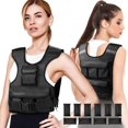 Adjustable Weighted Vest for Women, Customizable 0-18 lbs Strength ...