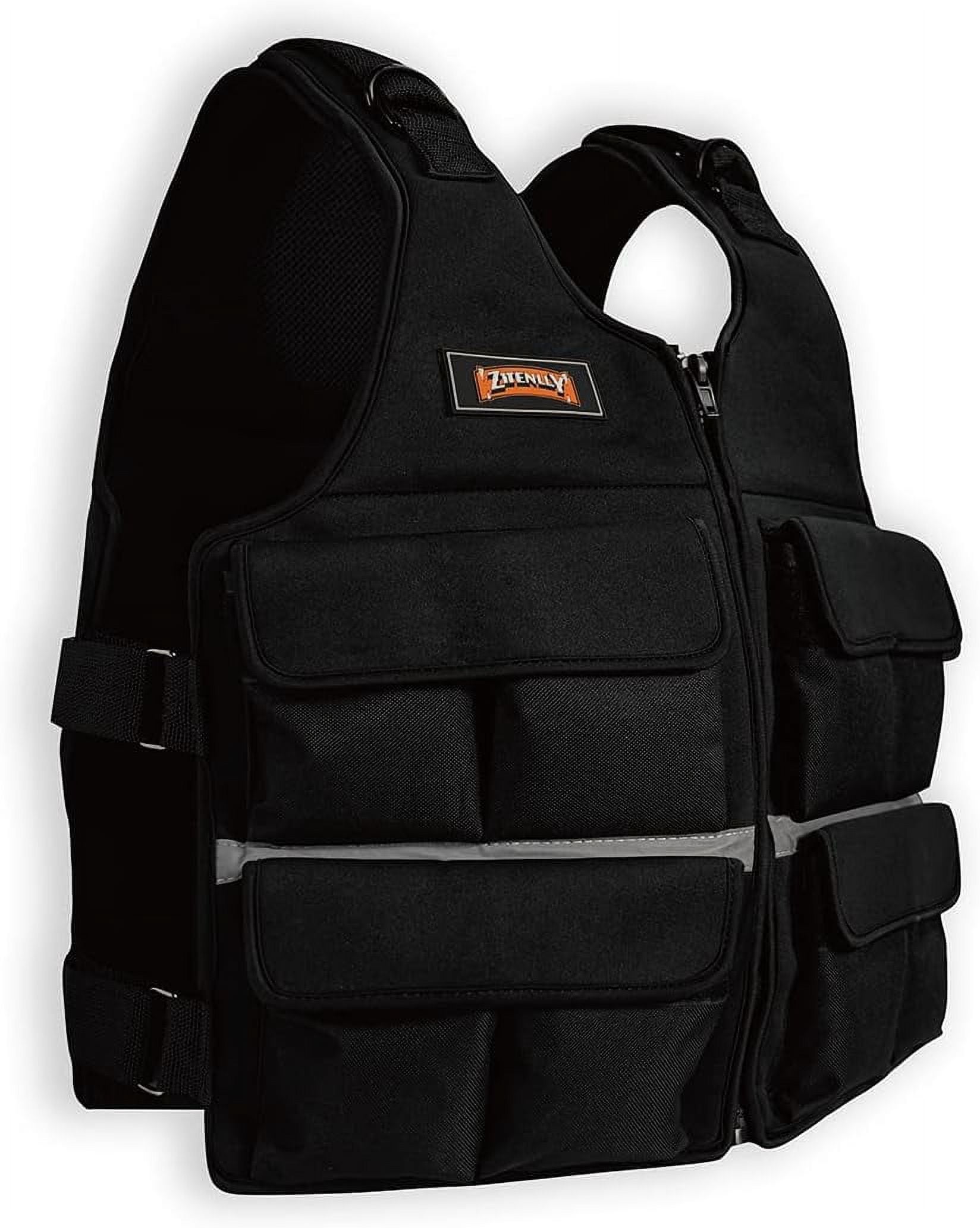 Adjustable Weighted Vest with Shoulder Pads - Adjustable Size & Weight ...