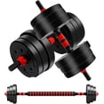 Adjustable Weights Dumbbells Set, Free Weights Dumbbells Set of 2 with ...