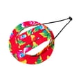Adjustable Wide Brim Pet Hat for Dogs Cats with Ear Holes Sun ...