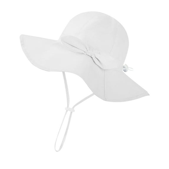 Adjustable Wide Brim Sun Hat for Babies and Toddlers Outdoor Summer ...