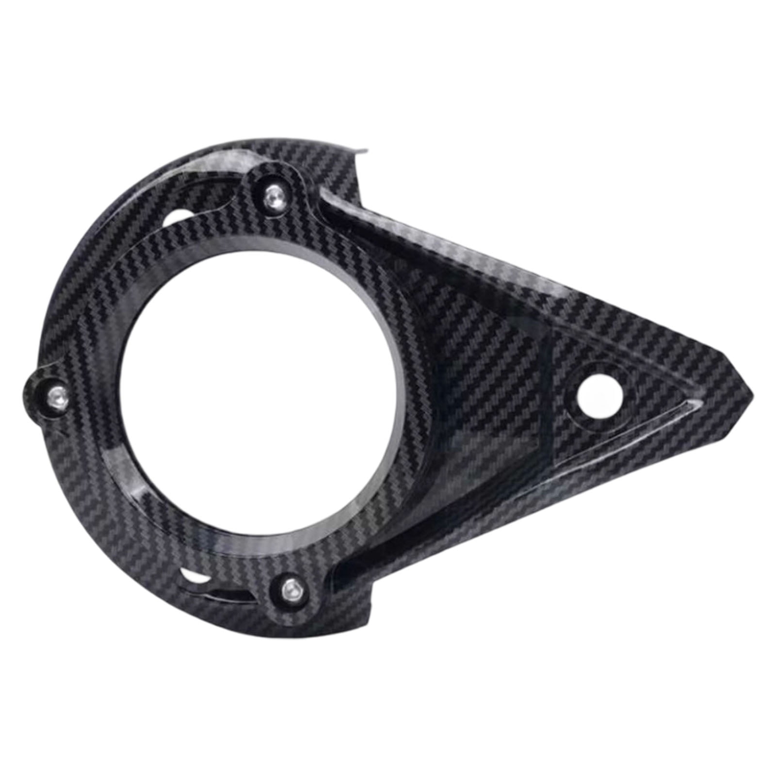Adjustable Wide Fit Motorcycle Bike Pulley Cover Quick Install ABS ...