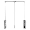 Adjustable Width Wardrobe Rail Lift, Pull Down Hanger Rod, Closet Rod ...