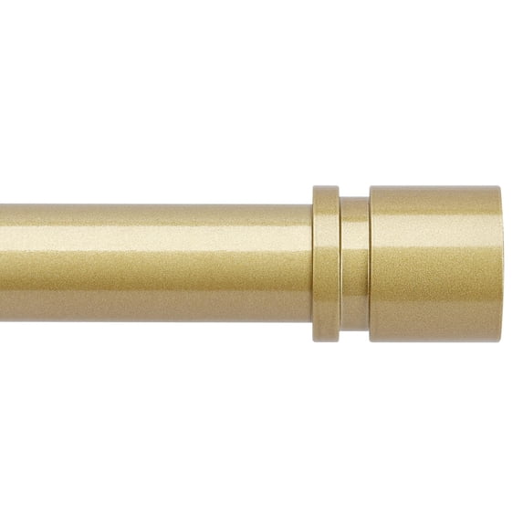 Adjustable Window Curtain Rod 16 to 144 Inches, 1 Inch Diameter with ...