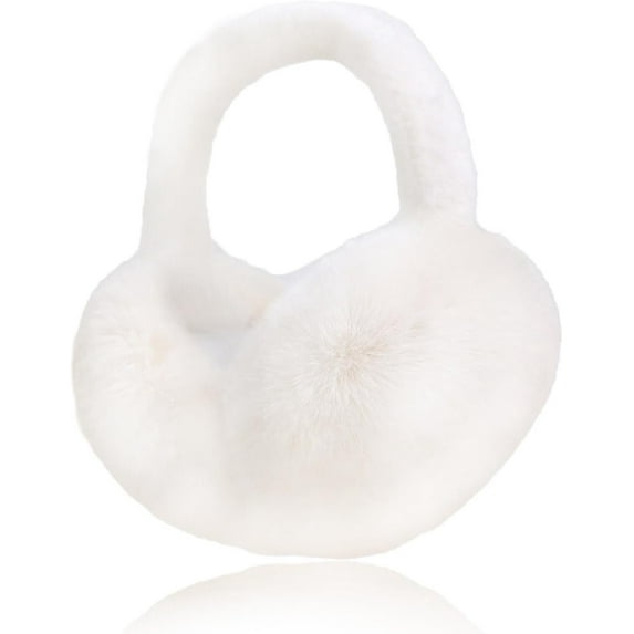 Adjustable Winter Ear Muffs for Women & Men – Foldable Faux Fur ...