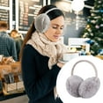 Adjustable Winter Ear Warmers Soft Earmuffs Thermal For Cold Weather ...