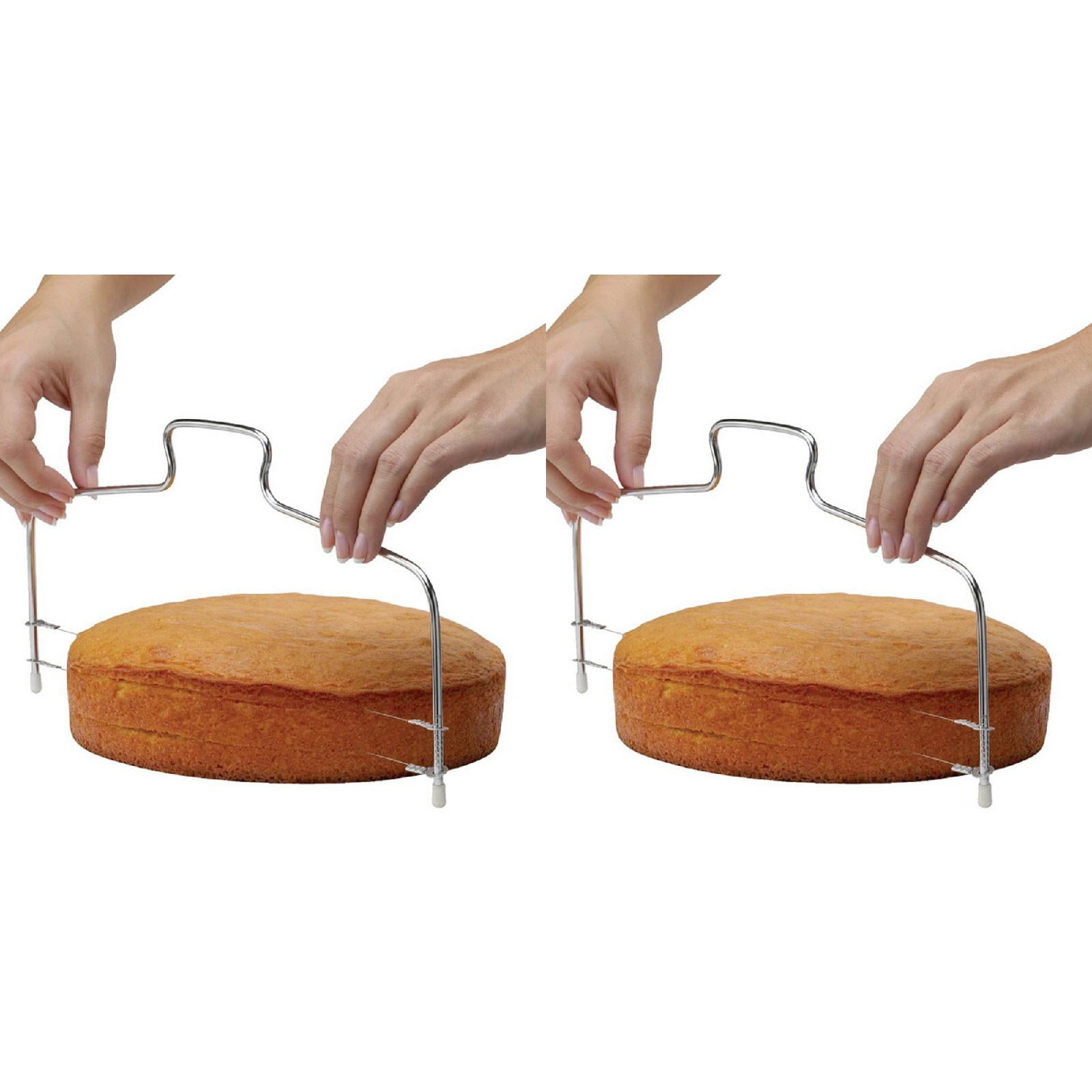 Adjustable Wire Cake Leveler Pizza Dough Cutter Tools Stainless ...