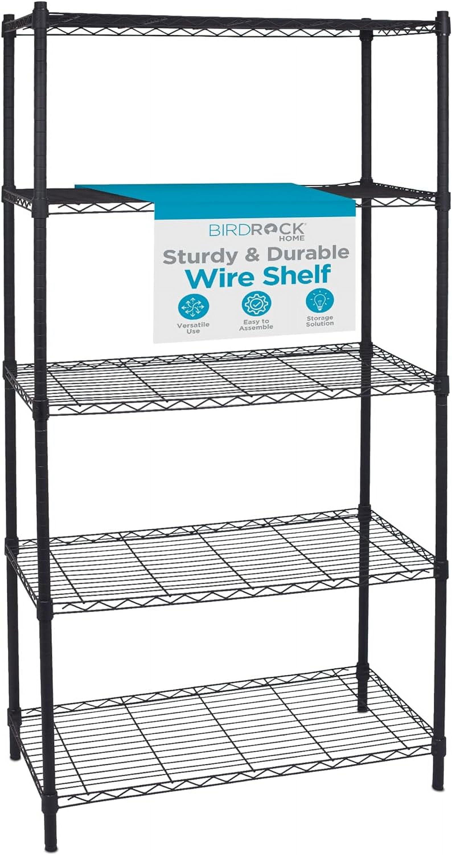 Adjustable Wire Shelving | Heavy Duty | Metal Shelf for Garage ...