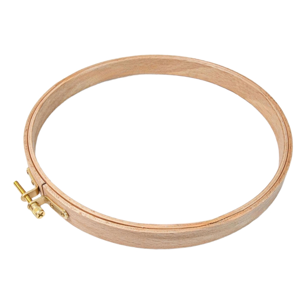 Adjustable Wood Embroidery Hoop with Spring Clip Embroidery Display ...