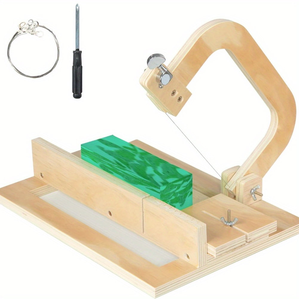 WatDenyFine Wood Soap Cutter with Stainless Steel Wire, 13