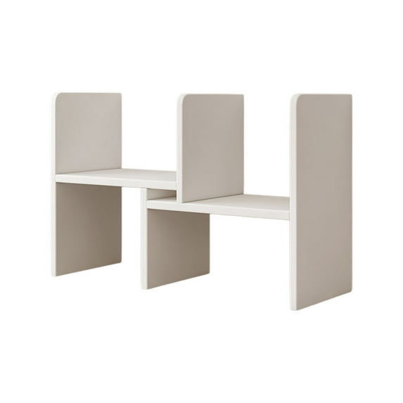 Adjustable Wooden Bookshelf Expandable Desktop Organizer Multi Layer ...