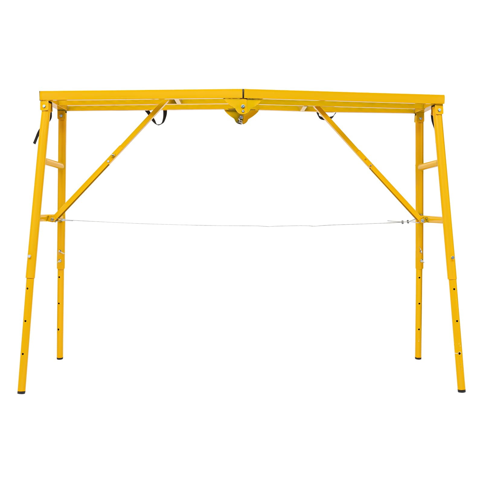 Adjustable Work Platform Ladder, Folding Scaffolding Platform, Portable ...