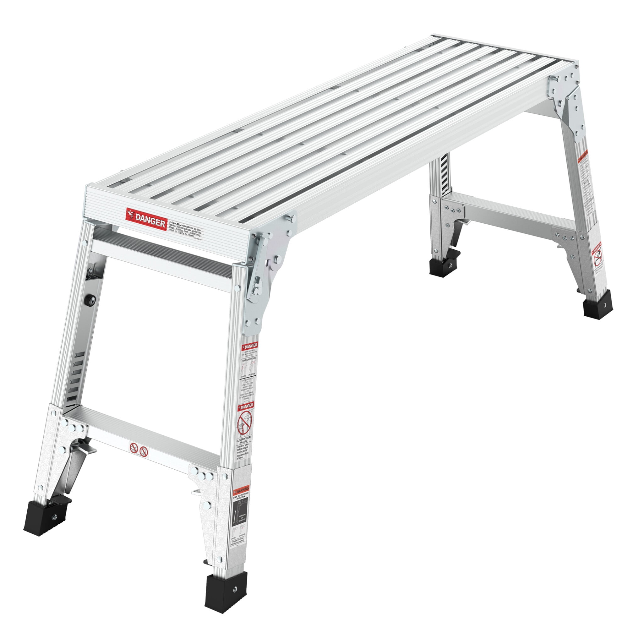 Adjustable Work Platform Portable Aluminum Folding Non Slip Work Bench ...