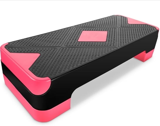 Adjustable Workout Aerobic Stepper, Aerobic Exercise Step Platform with ...