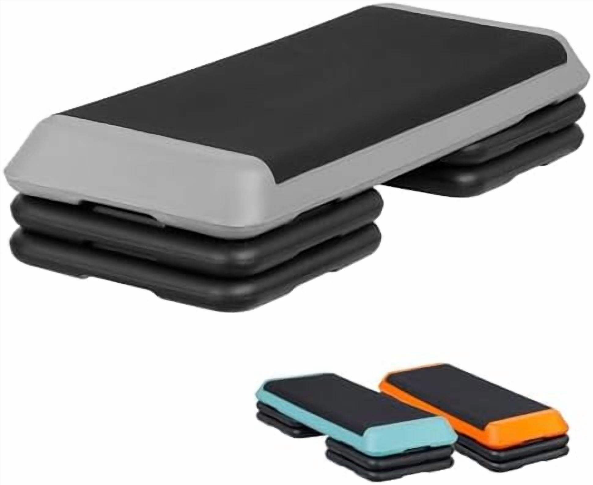 Adjustable Workout Aerobic Stepper, Exercise Step Platform Trainer with ...