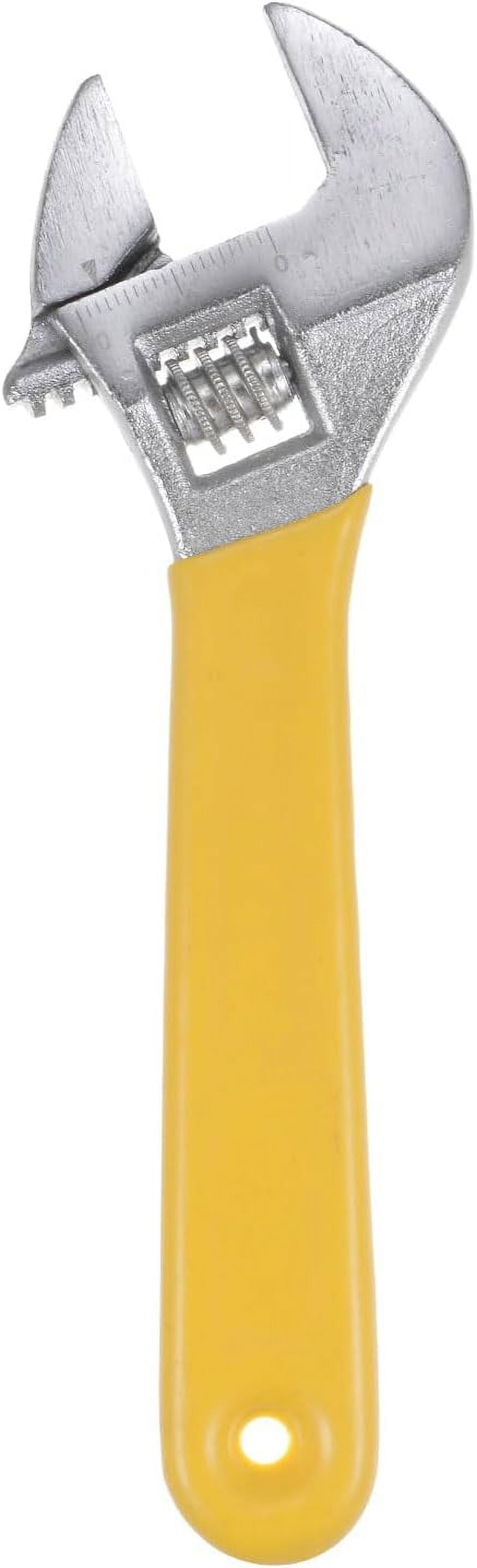 Adjustable Wrench 6 inch Wide Jaw Wrench Adjustable Spanner with ...