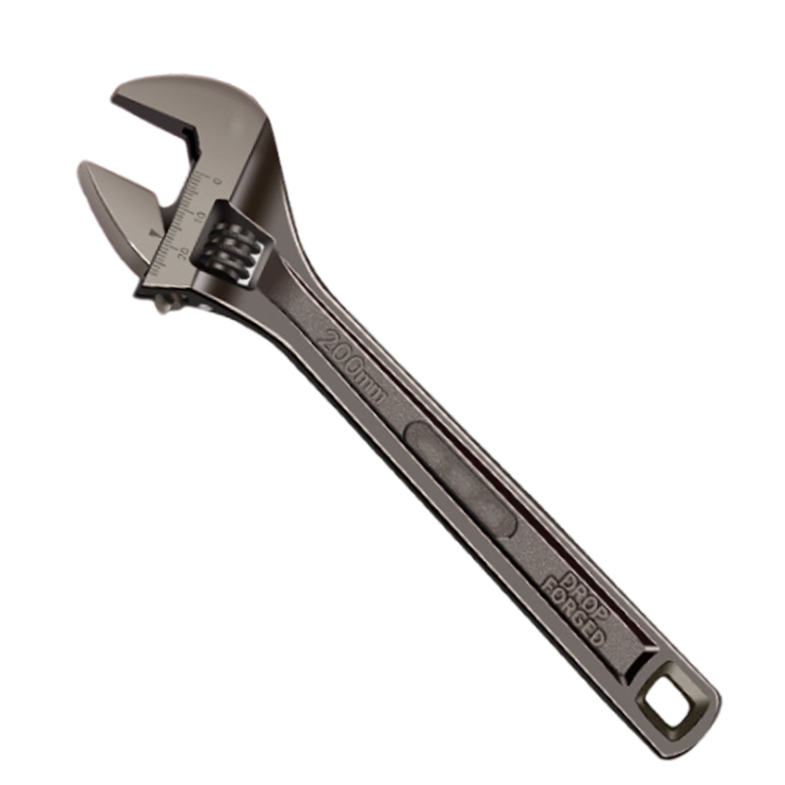 Adjustable Wrench 8/10/12/15/18inch Wide Jaw Wrench with Metric Scale ...