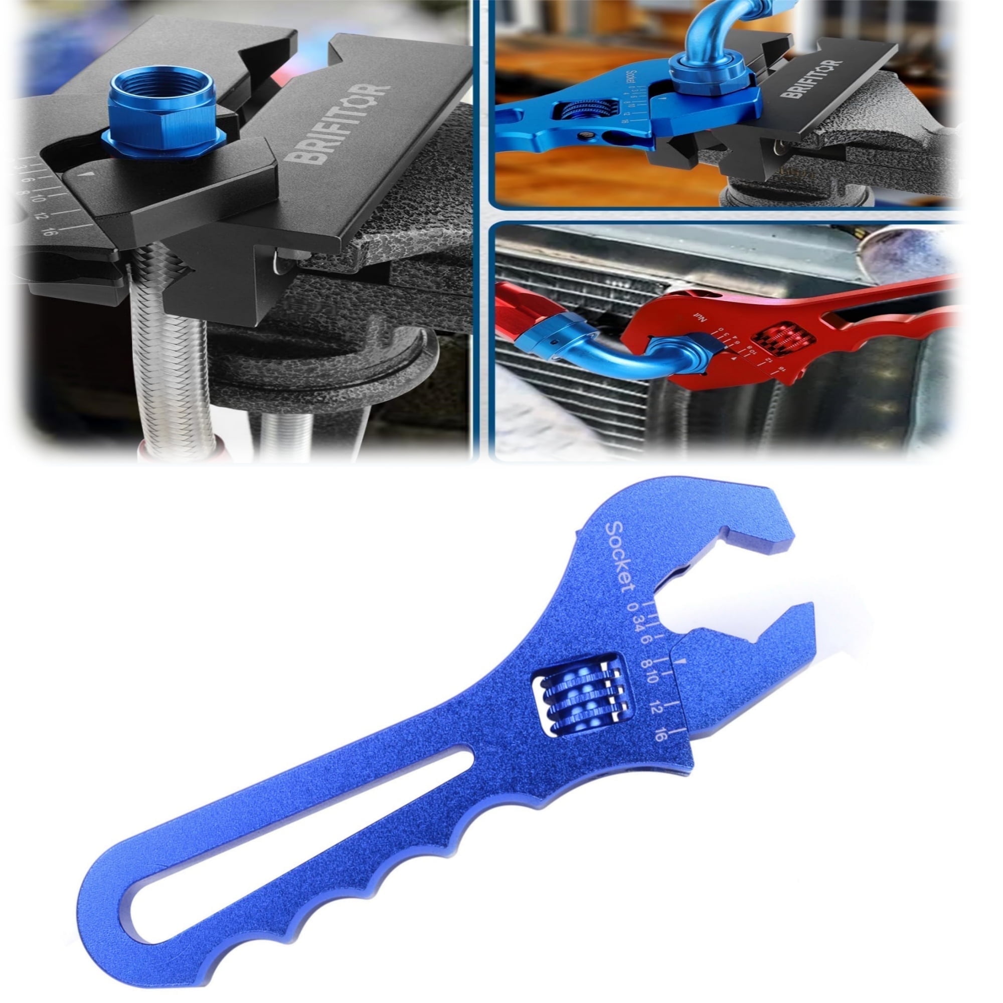 SPBTAR Adjustable Wrench, 3AN-16AN An Fitting Wrench Lightweight ...