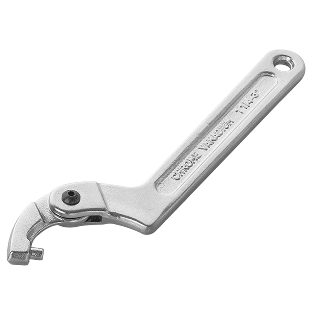 Adjustable Wrench Hook C Type Spanner Tool Nut Bolts Hand Tool 19-51mm ...