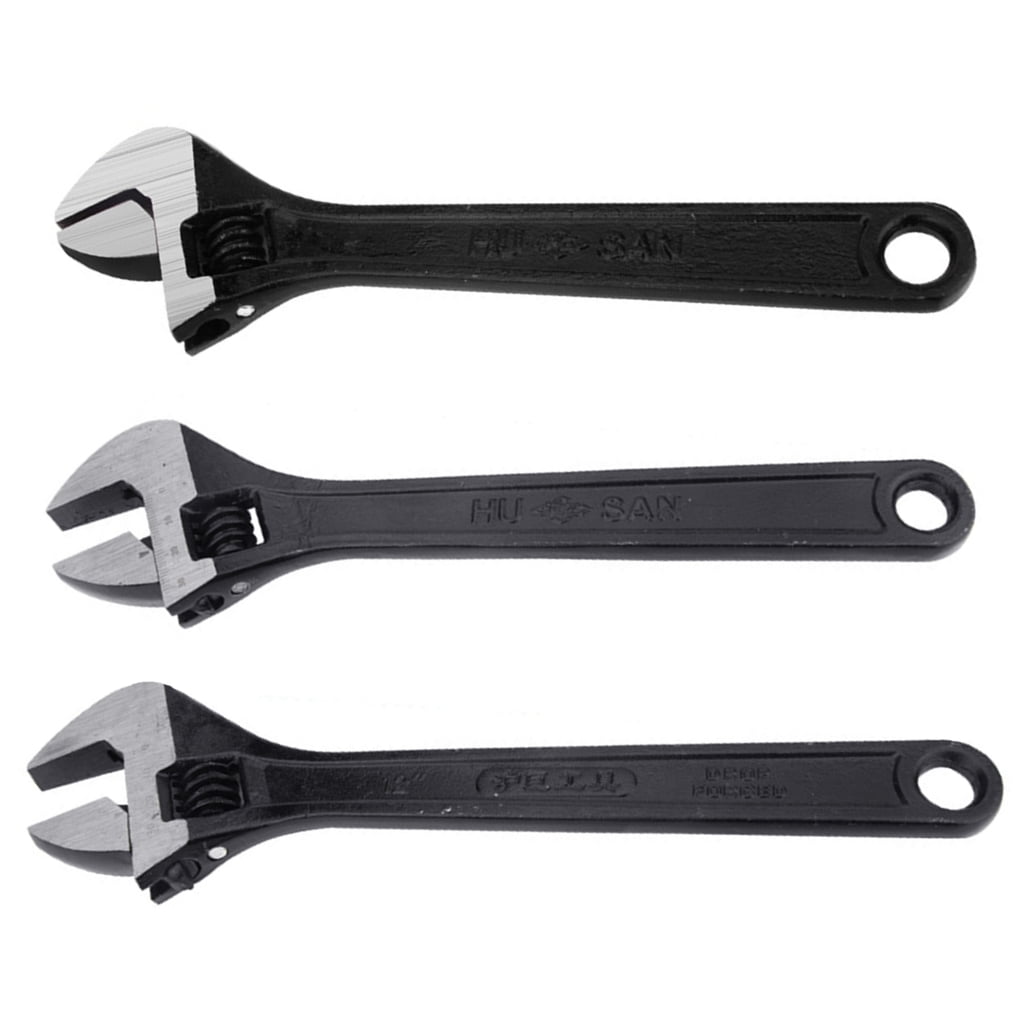 Adjustable Wrench Large OpeninLong Handle Universal Spanner Mechanical ...