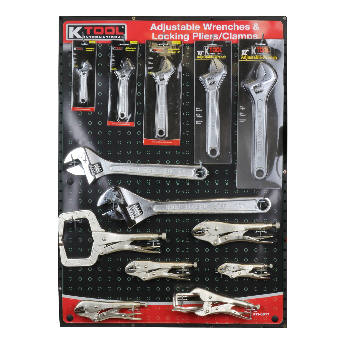 K Tool International Adjustable Wrench & Pliers Display - Walmart.com