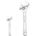 Adjustable Wrench Set, 2 count Wrench Sets with and Metric Scales, Heat ...