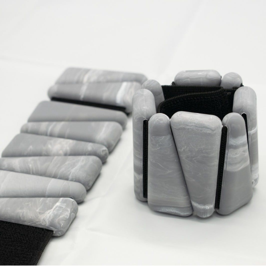 Adjustable Wrist & Ankle Weights Set (1LB Each) – Waterproof Silicone ...