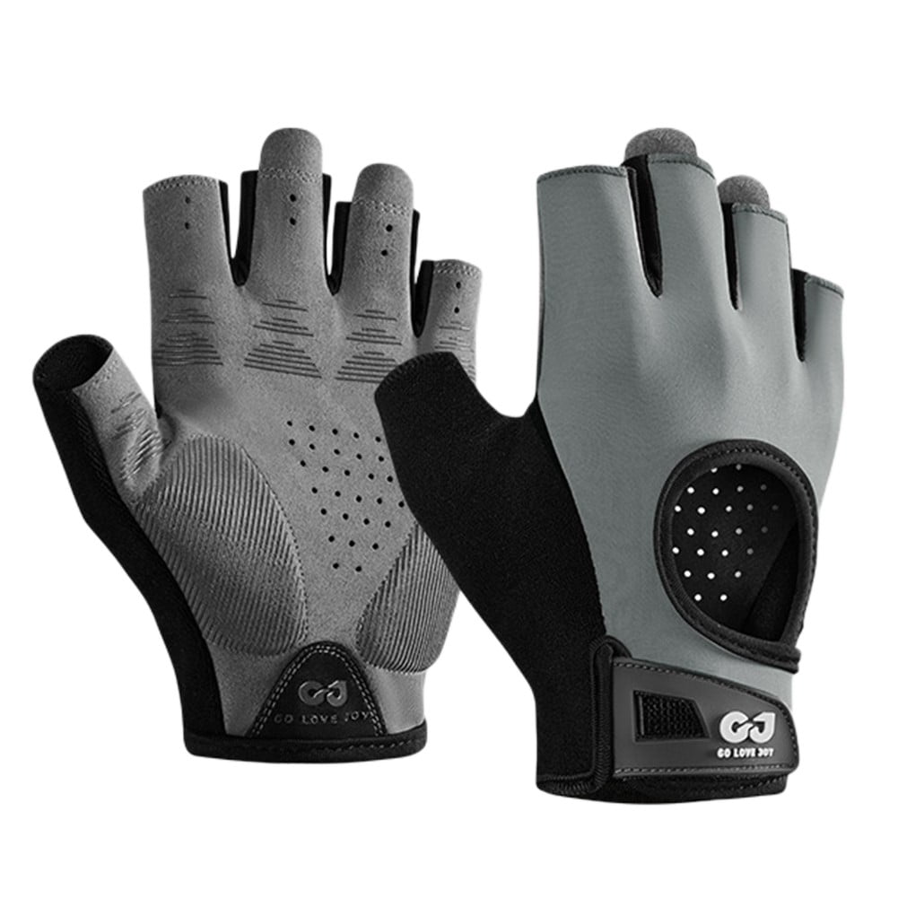 Adjustable Wrist Strap Gym Gloves All Purpose Training Glove Breathable ...