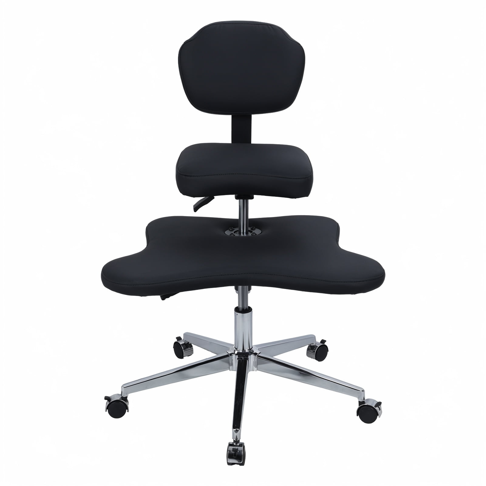 Adjustable Yoga Chair – Cross-Legged Desk Kneeling Chair with Back ...