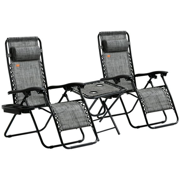 Adjustable Zero Gravity Chairs with Side Trays, Comfortable for Lawn ...