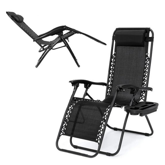 Adjustable Zero Gravity Lounge Chair for Patio Garden Camping, Foldable ...