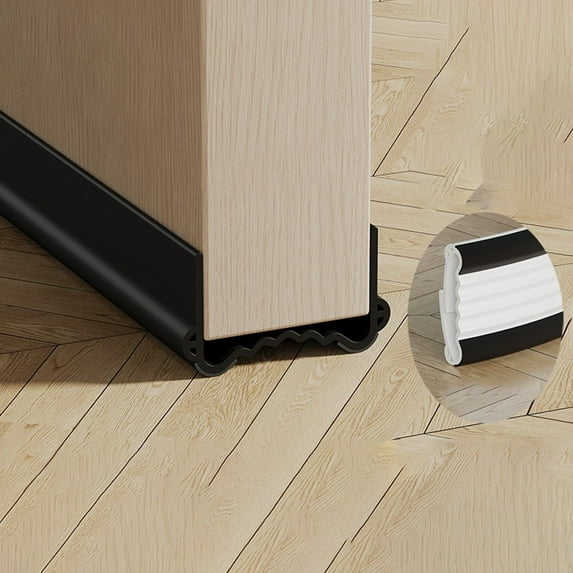 Adjustable door gap door bottom seal strip door sound insulation seal ...