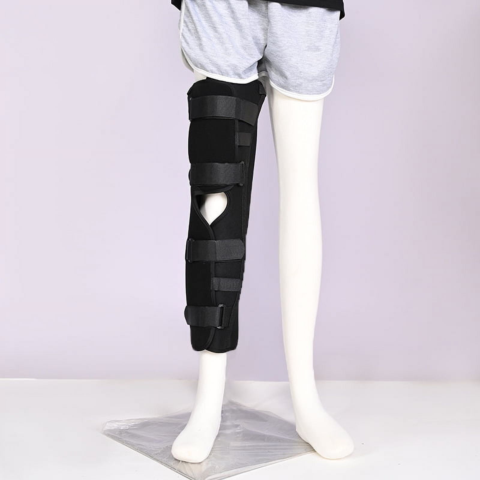 Adjustable knee joint fixation brace with steel plate knee joint ...