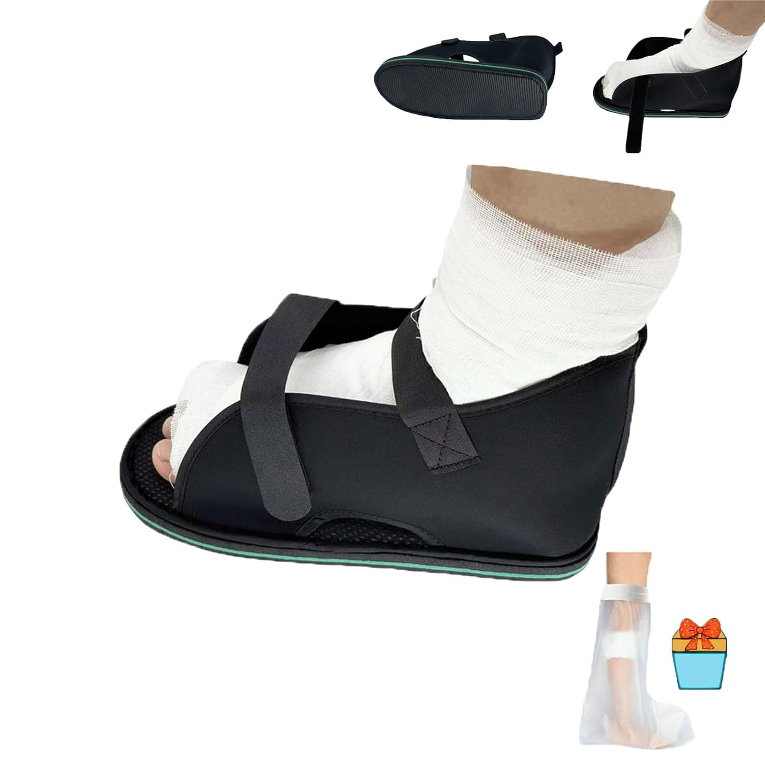 Adjustable plaster shoes postoperative shoes, medical walking shoes ...