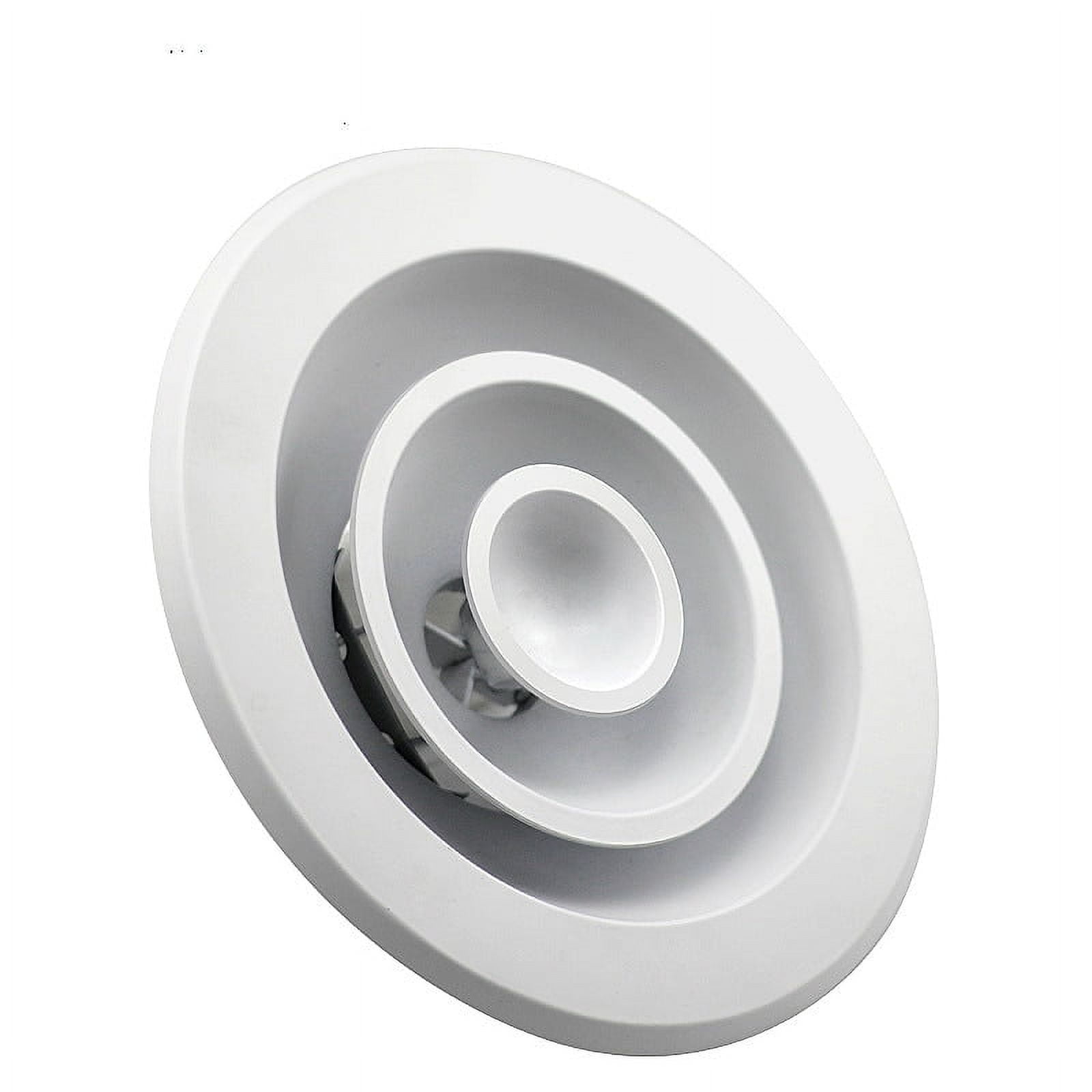 Adjustable removable ceiling round diffuser 200mm/300mm diam air vent ...