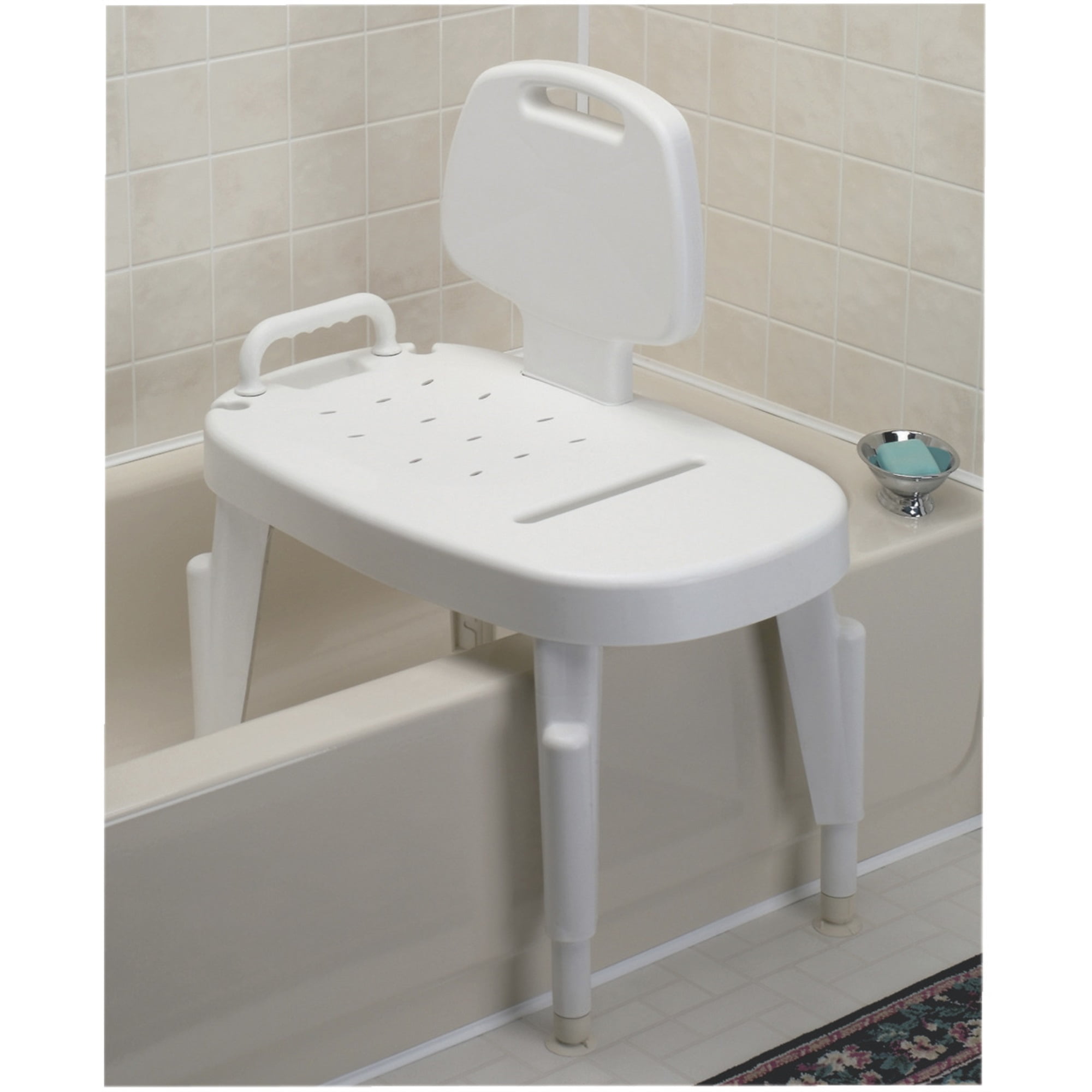 Adjustable shower transfer bench HSA/FSA Eligible - Walmart.com
