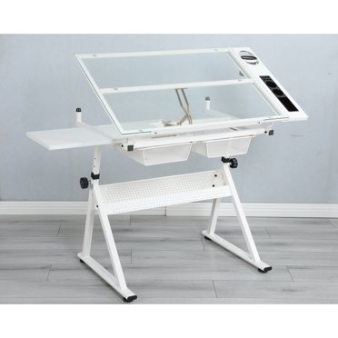 Safco, Height-Adjustable Split Level Drafting Table, 1 Each - Walmart.com