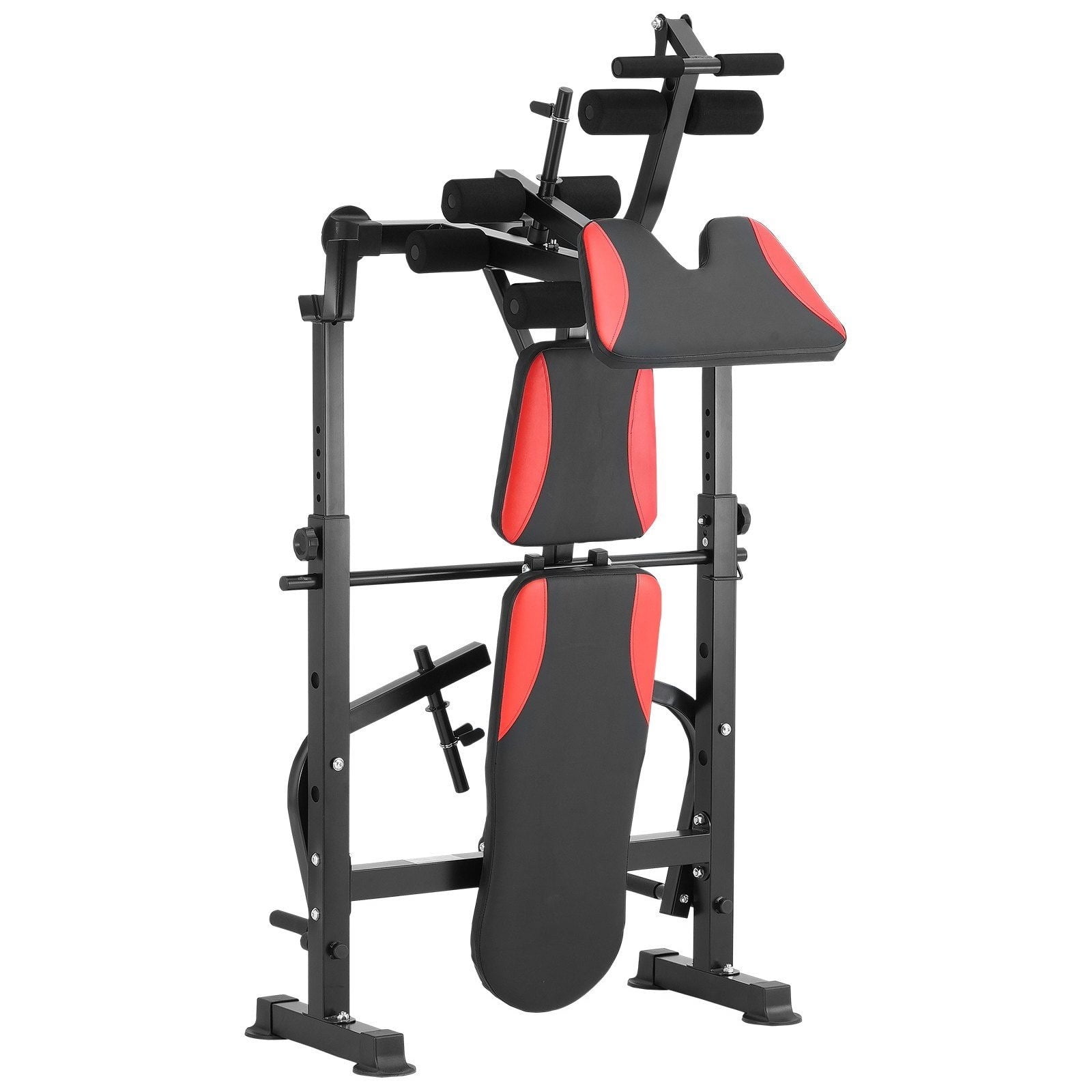 Adjustable weight table, 660-pound capacity home gym strength training ...